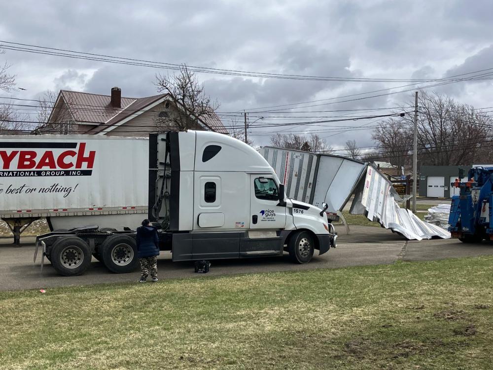Tractor-Trailer Strikes CSX Overpass on Brigham Road | Chautauqua Today