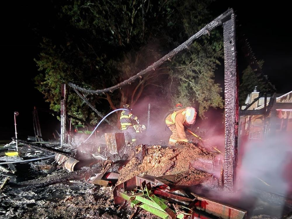 Crews Respond to Garage Fire in Town of Arkwright | Chautauqua Today