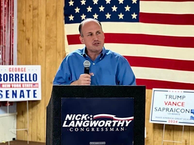 Langworthy, GOP Candidates Rally Voters in Lakewood | Chautauqua Today