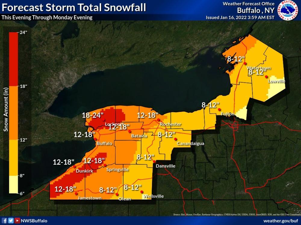 Winter Storm to Arrive in Western New York This Evening | Chautauqua Today