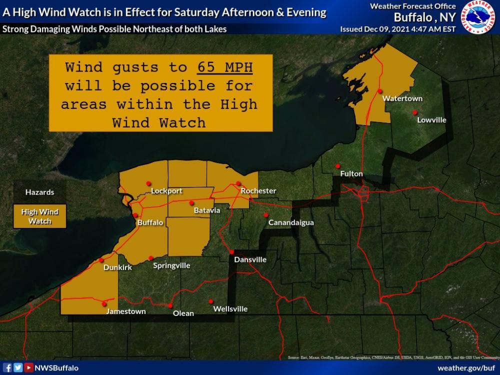 High Wind Watch issued for Saturday | Chautauqua Today