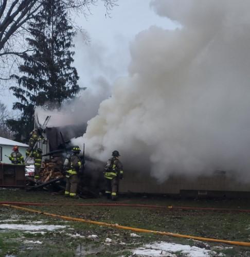 Several departments battled house fire in Farnham | Chautauqua Today