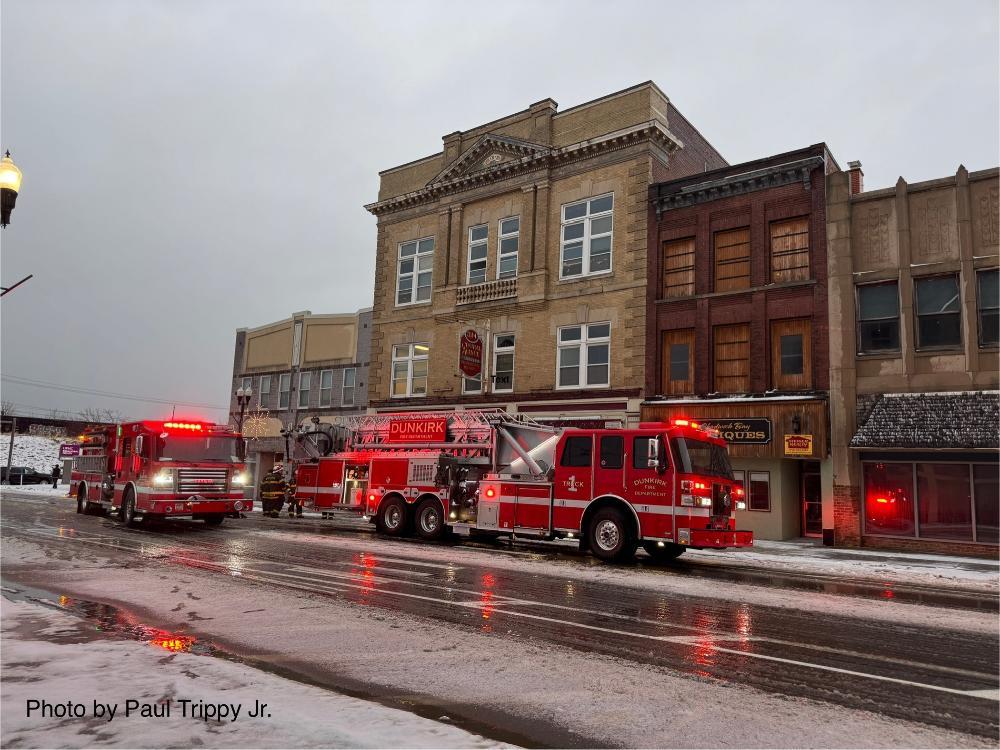 Firefighters Knock Down Small Fire in Downtown Dunkirk Building ...