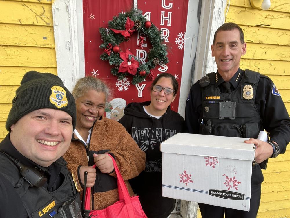 Dunkirk Police Participate in County's Santa for Seniors Program ...