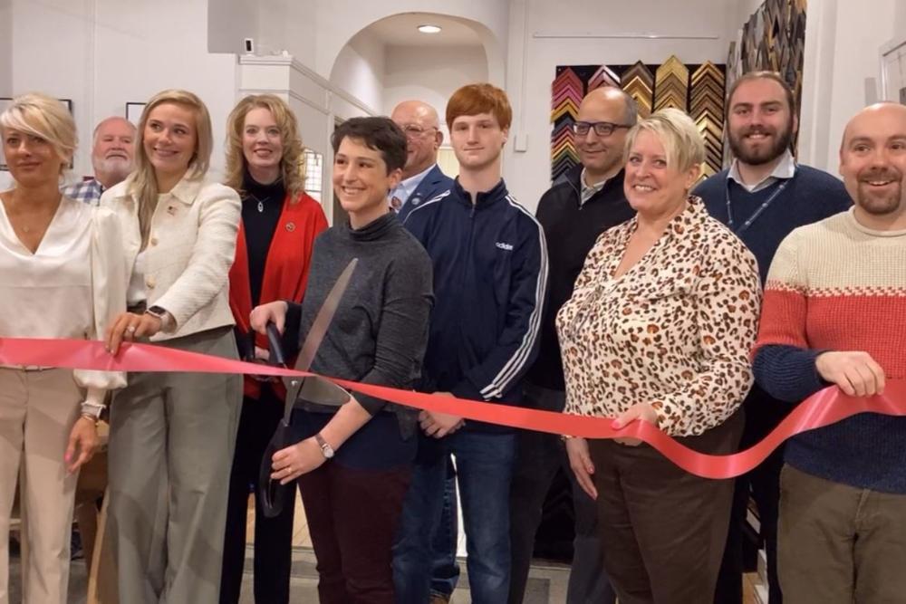 Officials Cut the Ribbon on Chautauqua Art Gallery and Custom Framing ...