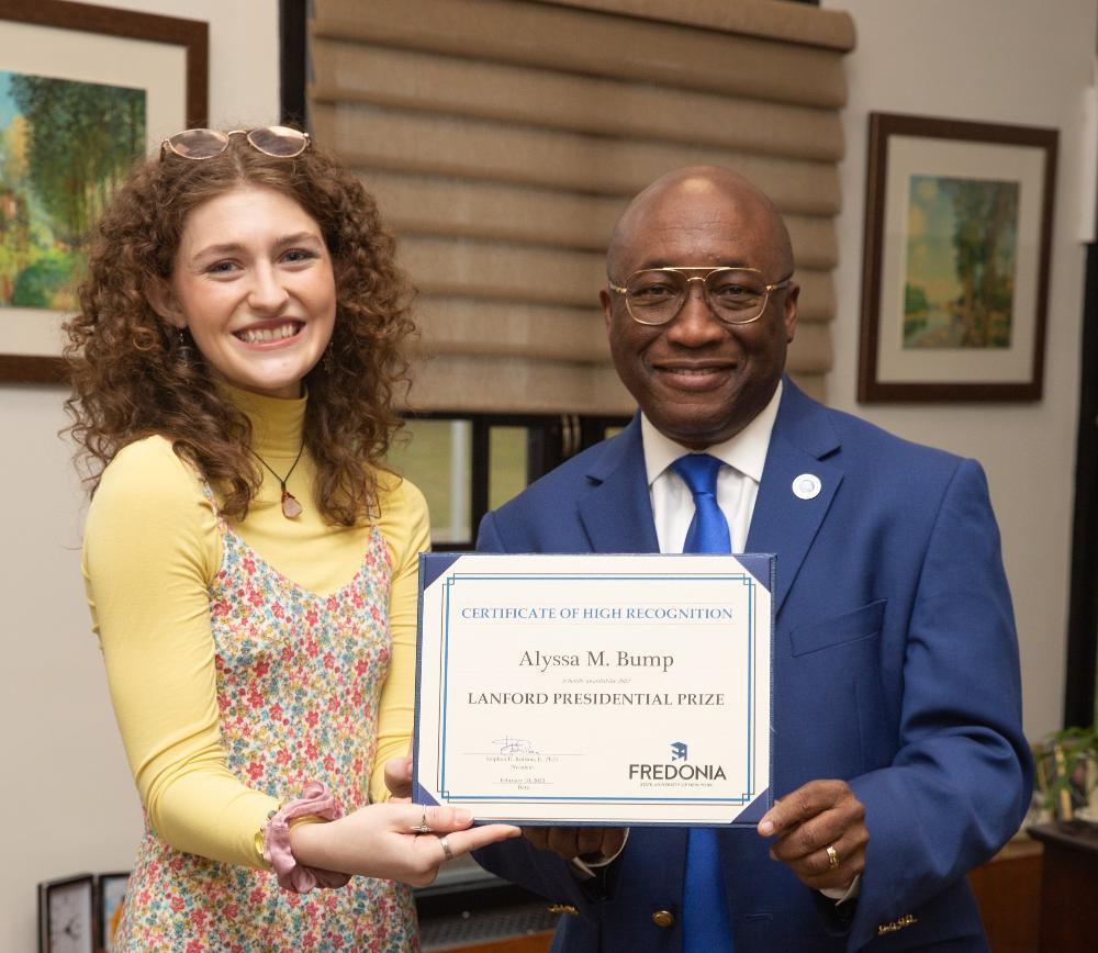 Bump to receive Lanford Presidential Prize | Chautauqua Today