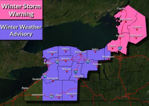 Winter Weather Advisories issued for Cattaraugus and southern Erie ...