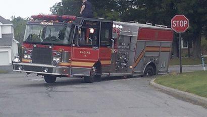 Fredonia Fire Truck Sinks into Pothole | Chautauqua Today