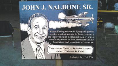Airport named in honor of Nalbone | Chautauqua Today