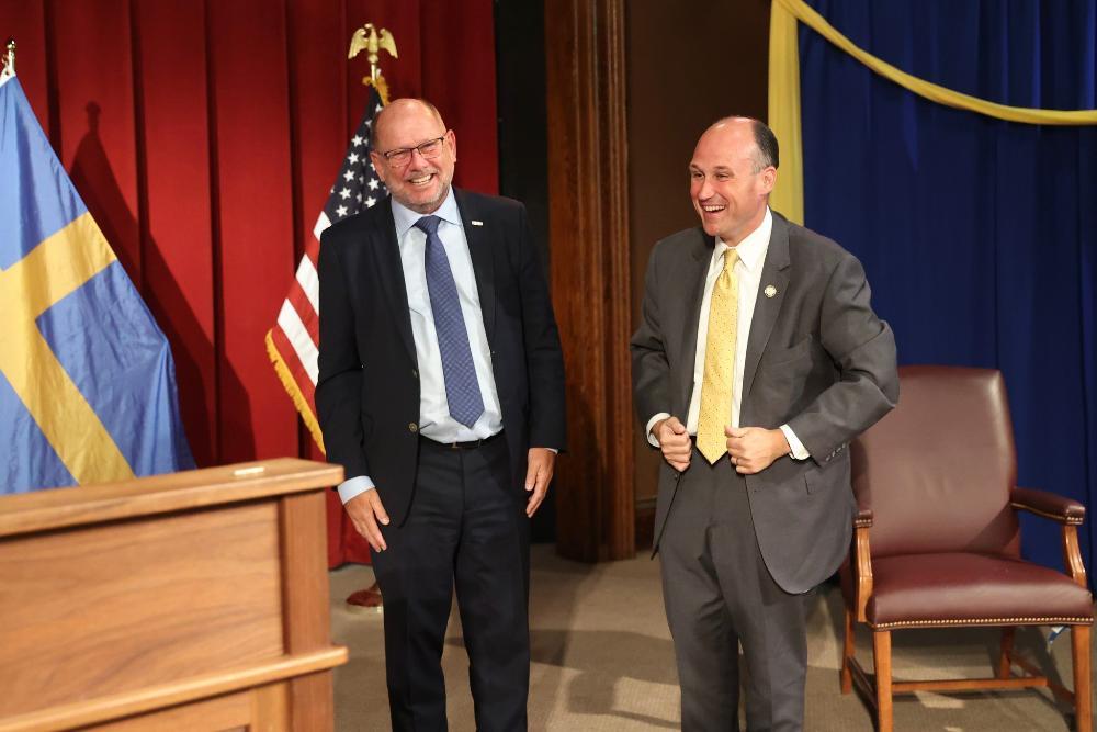 Langworthy Hosts Swedish Ambassador in Whirlwind Jamestown Visit ...