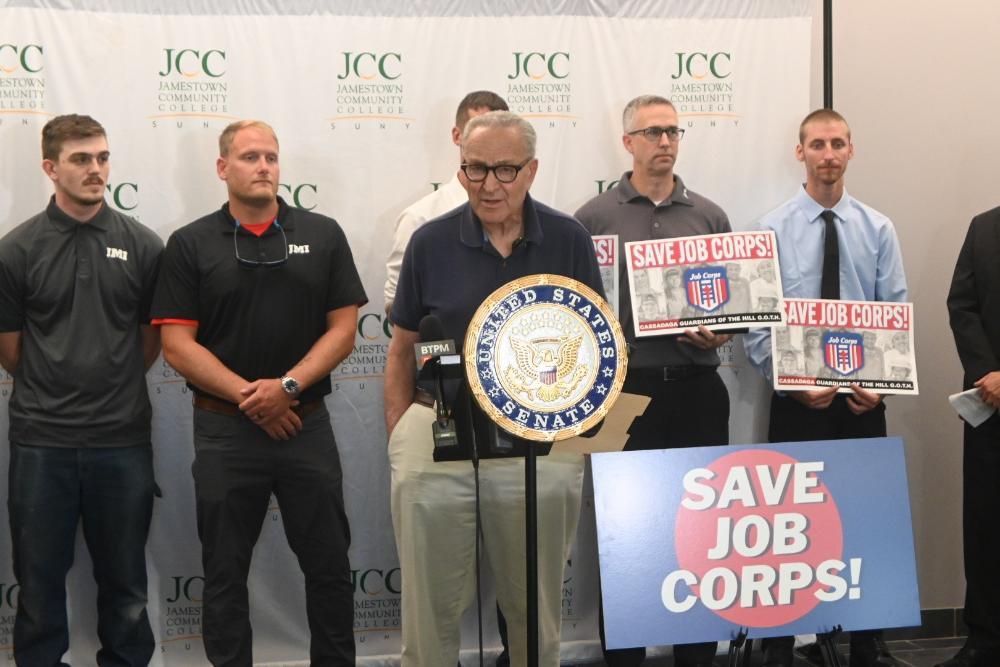 Schumer Continues Push to Save Job Corps in Trip to JCC | Chautauqua Today