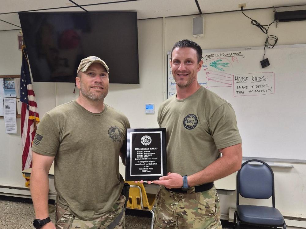 Retiring JPD SWAT Team Member Honored | Chautauqua Today