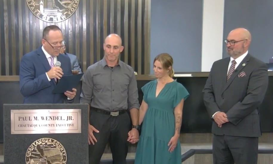 County Honors Retired Sheriff's Deputy Beichner | Chautauqua Today